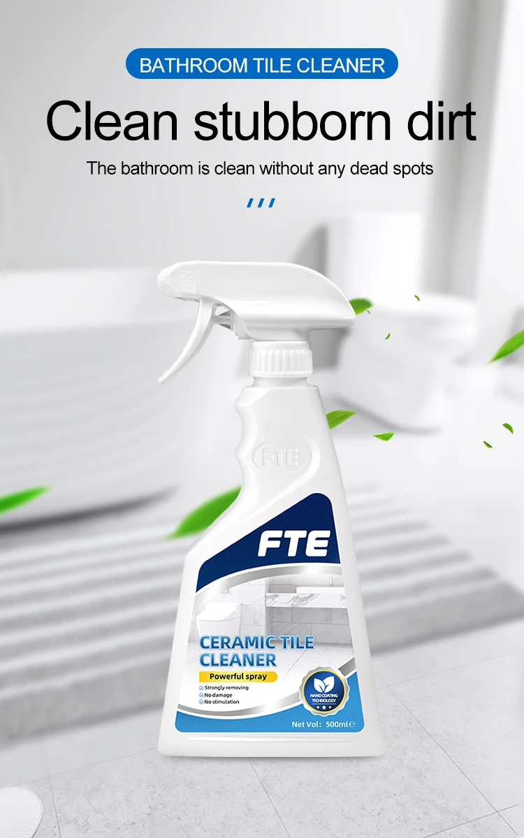 Bathroom Tile Cleaner Scale Remover Strong Decontamination Yellow Glass ...