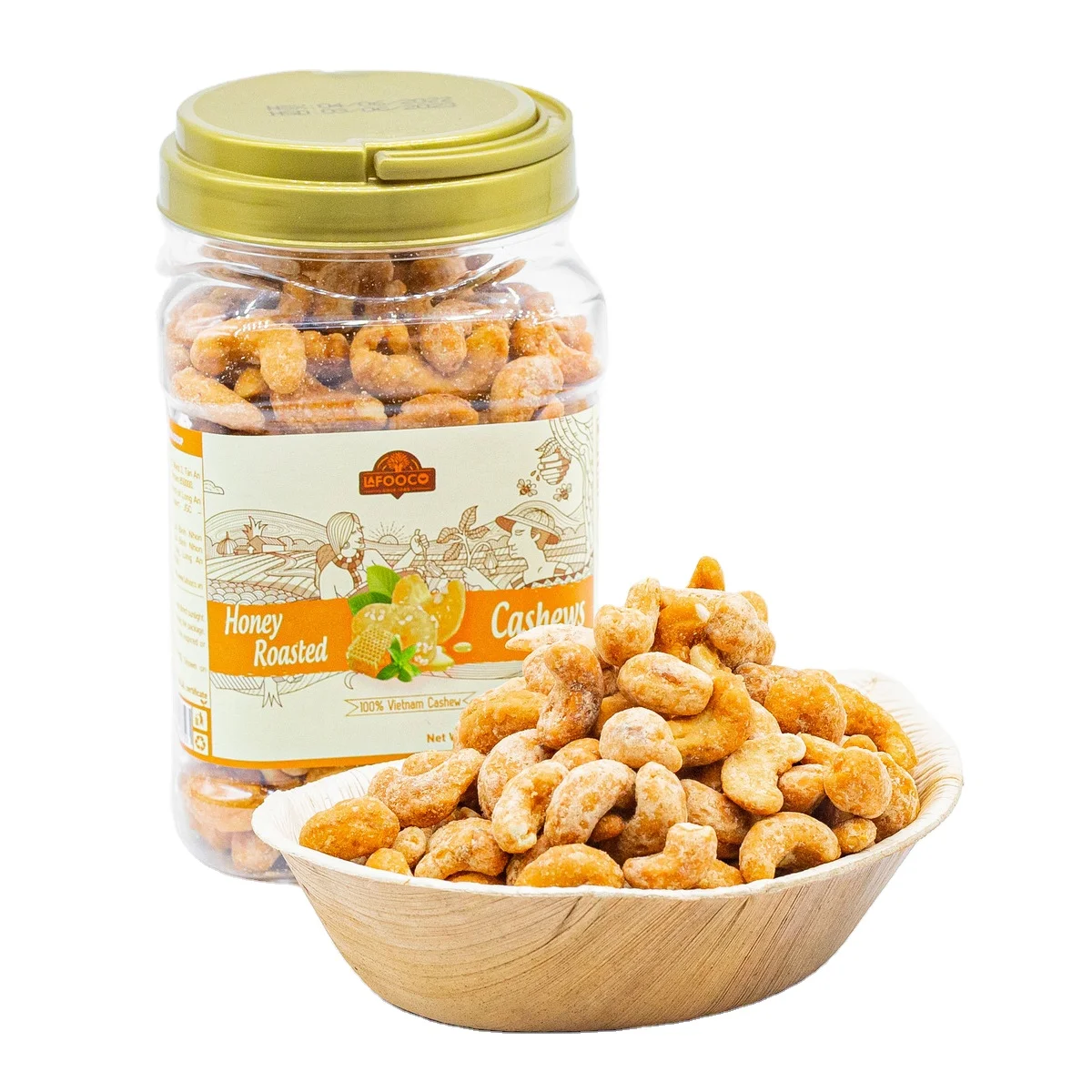 400g Plastic Jar Honey Roasted Cashew Nuts Viet Nam High Quality Cashew Nut Haccp,Halal,Brc Gs ...