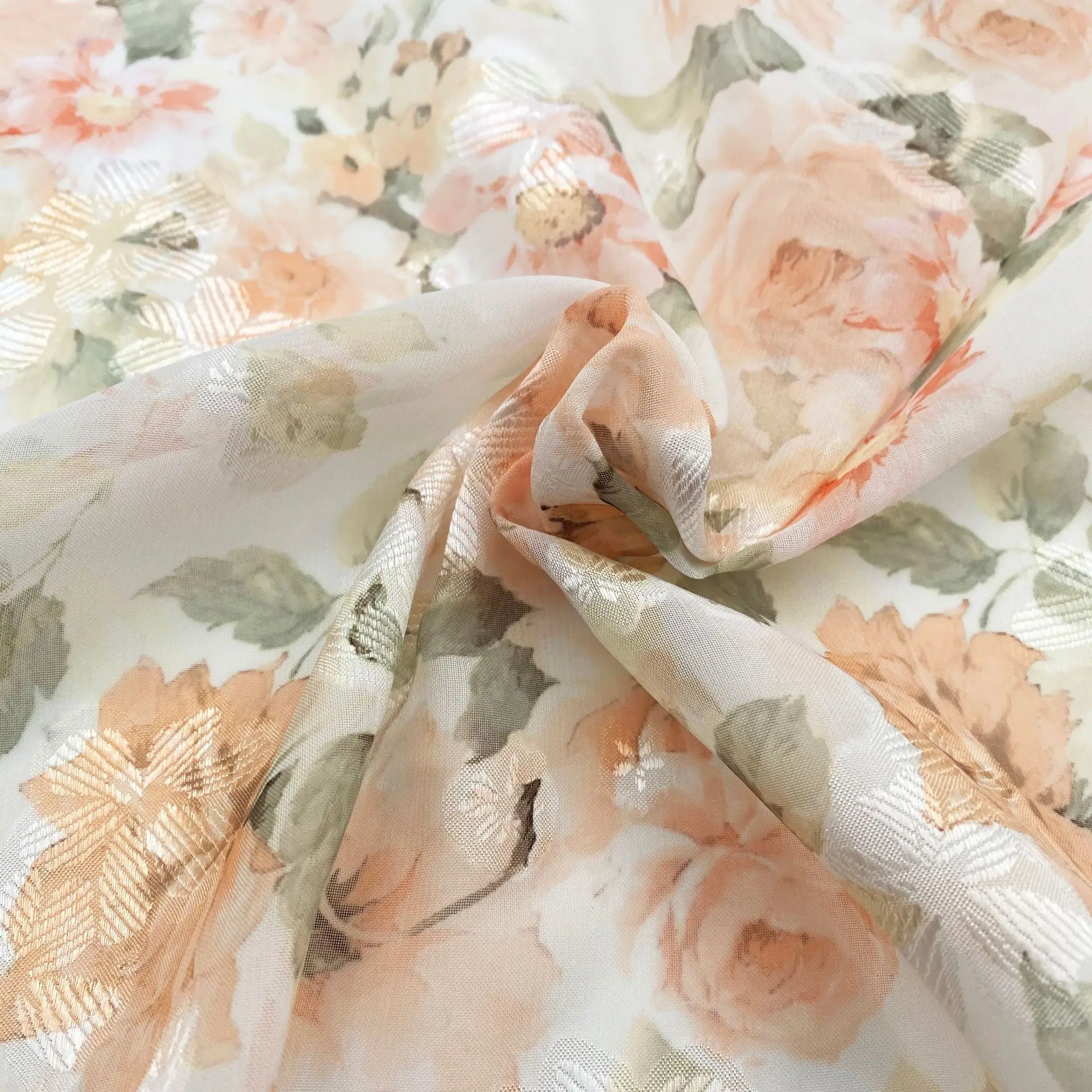 New Fashion Design Lightweight Voile 100%polyester Translucent ...