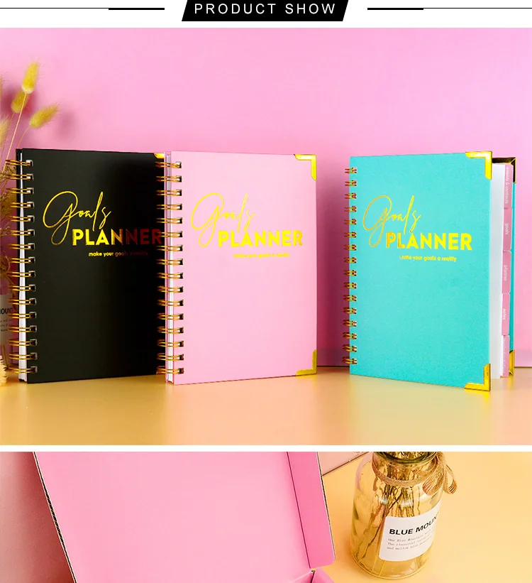 2025 Customizable A5 Planner with Gift Box & Spiral Binding - OEM
