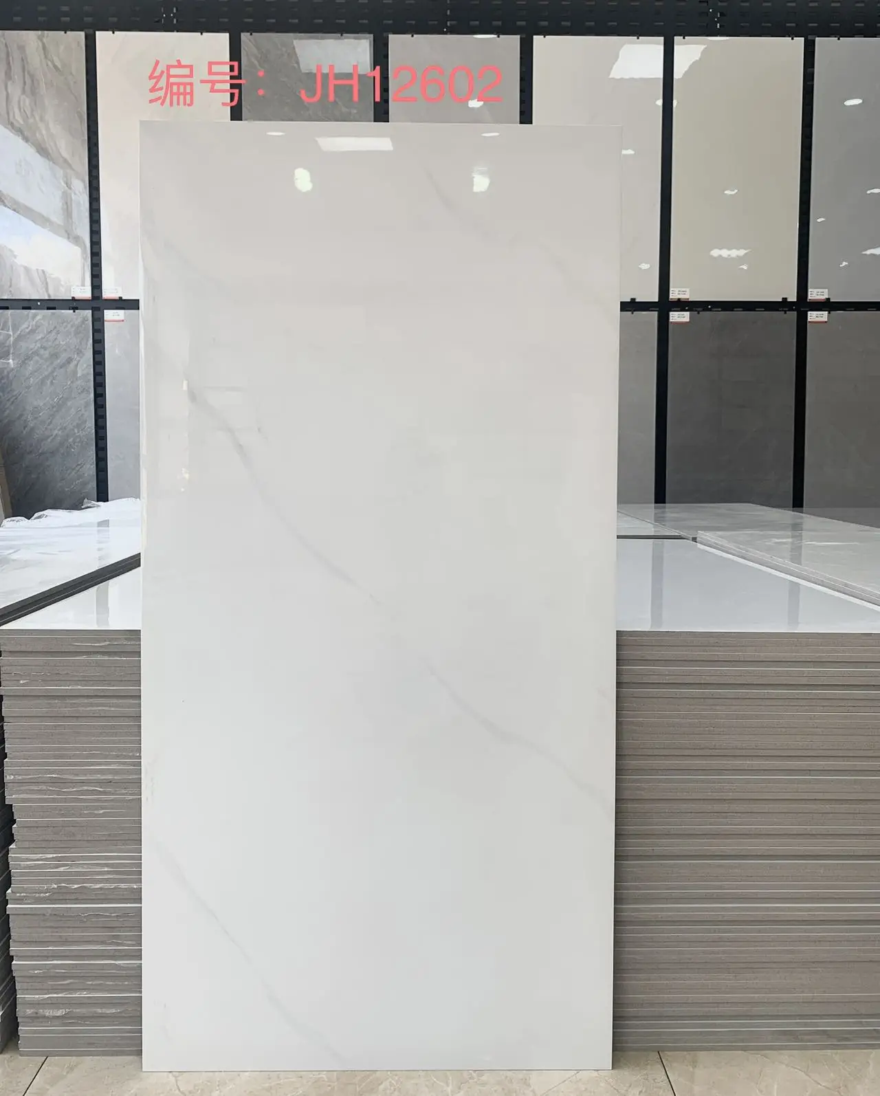 Modern 600x1200mm Glazed Grey Marble Tiles - Durable & Stylish