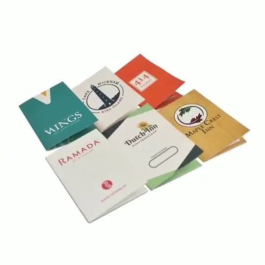 Zuoluo Hotel Key Card Paper Envelopes Room Card Holding Cards ...
