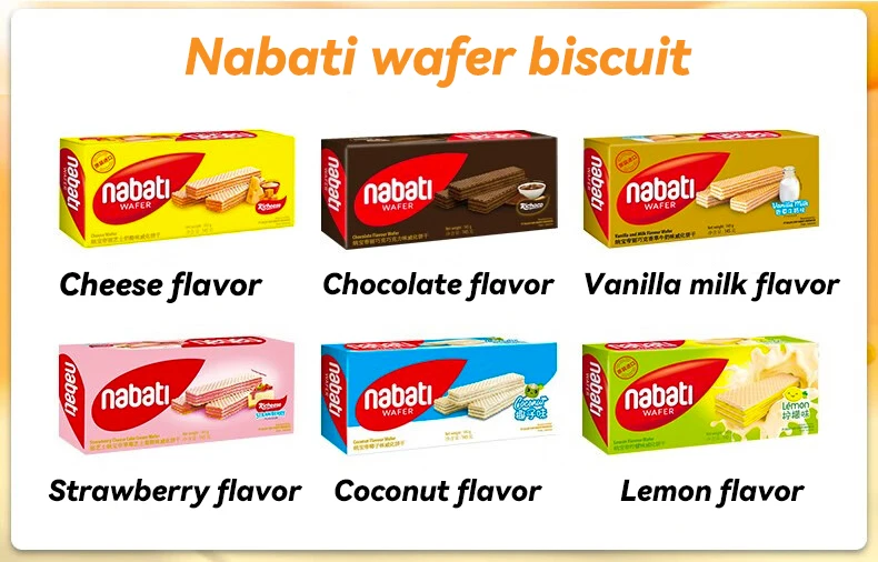 Nabati Richeese Strawberry Biscuits - 145g Wafer Delight
