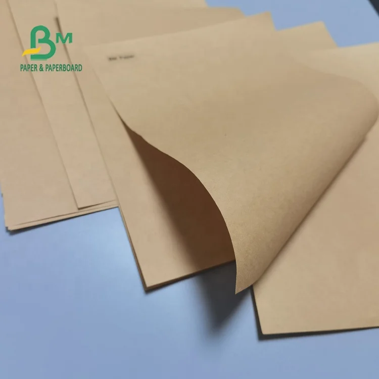 High Stiffness 90gsm Semi Extensible Kraft Paper for cement bags ...