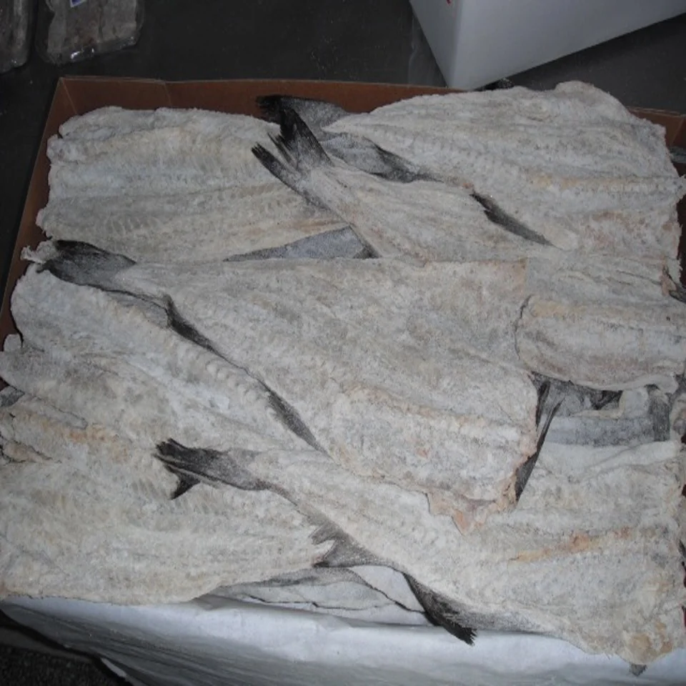 Grade A Dry Salted Wild Pollock Fish Butterfly - 18 Months Shelf Life