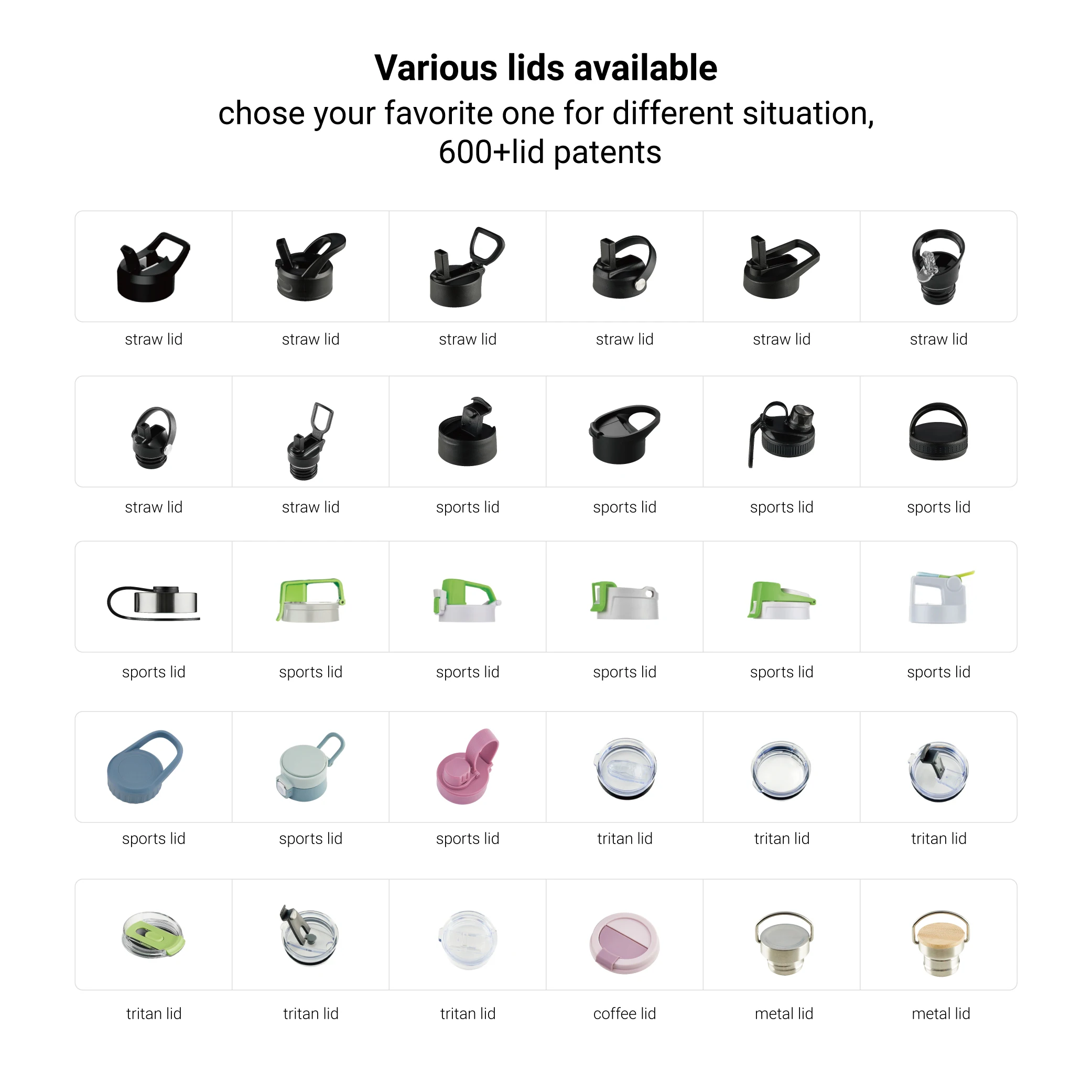 Haers Large Capacity Custom Logo 304 Stainless Steel Portable Sports ...