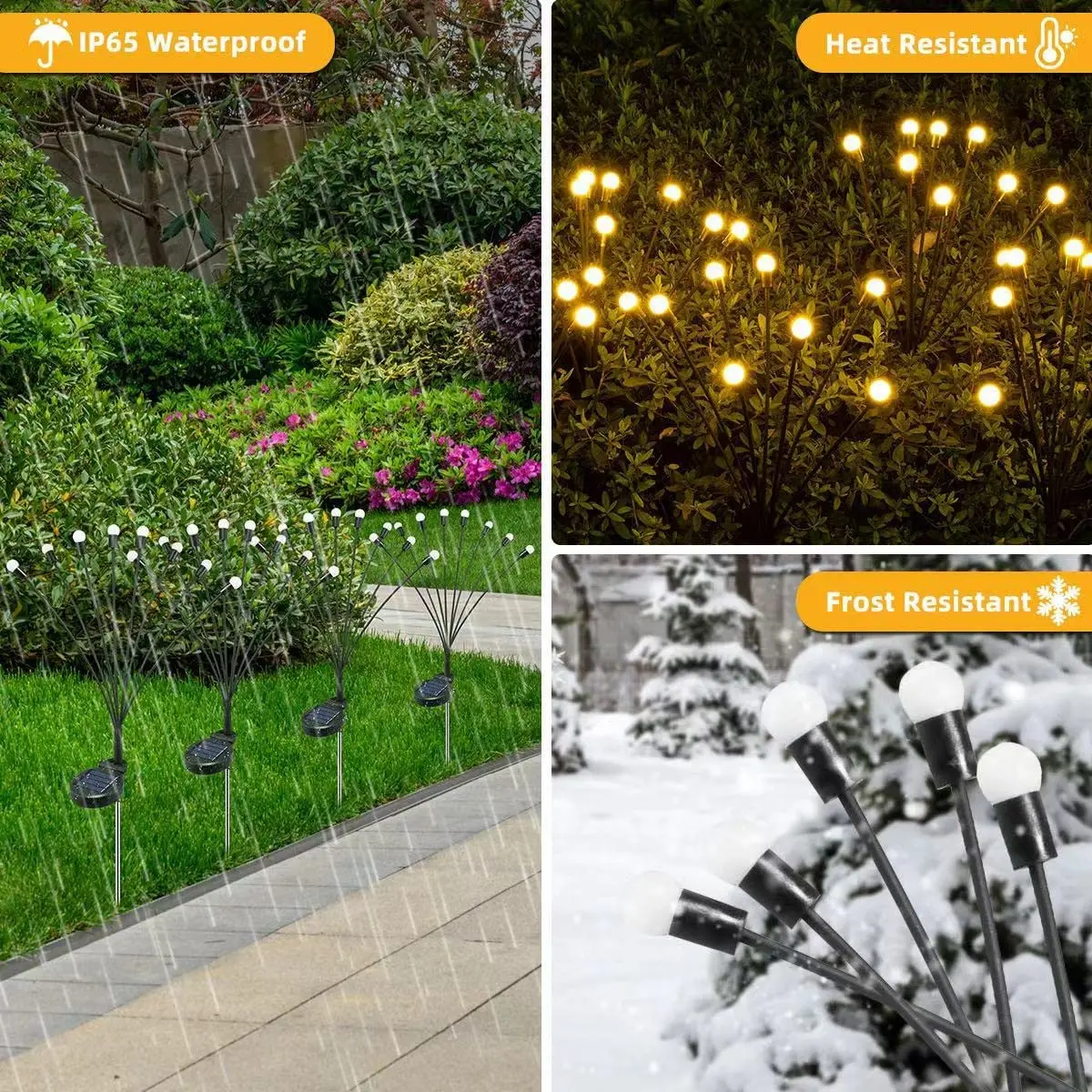 Solar Powered Firefly Lights - Bright, Flexible, and Efficient