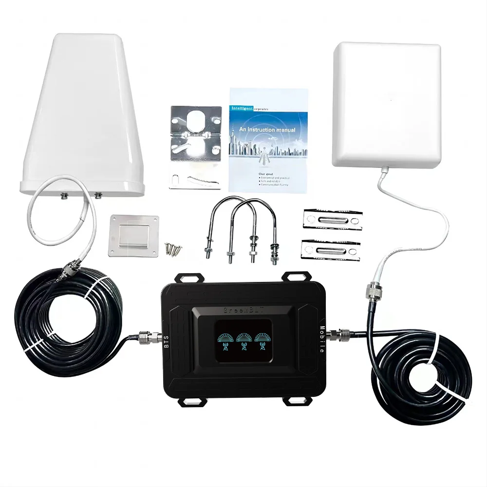 New Jiayi Mobile Booster 2G 3G 4G Cellular Signal Amplifier Tri Band ...