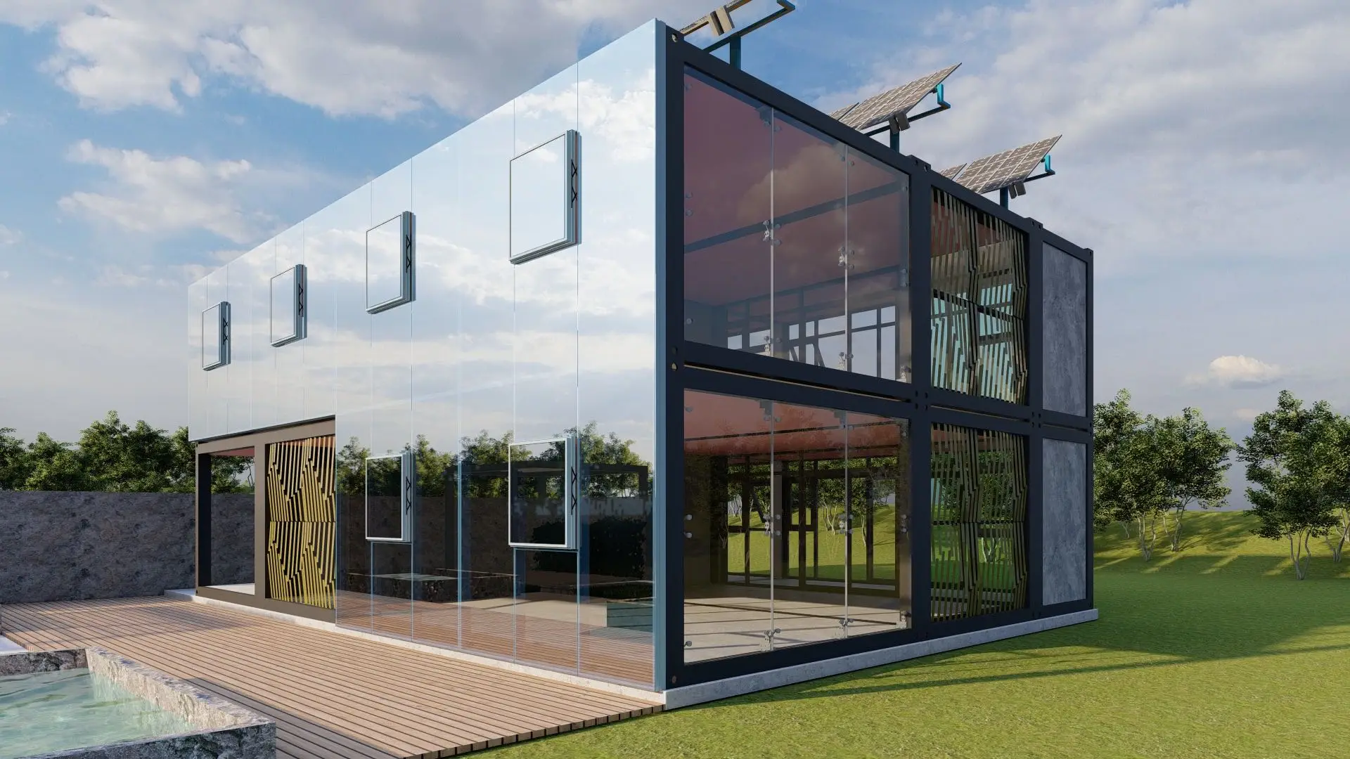 20ft Expandable Luxury Portable Steel Prefab Container House