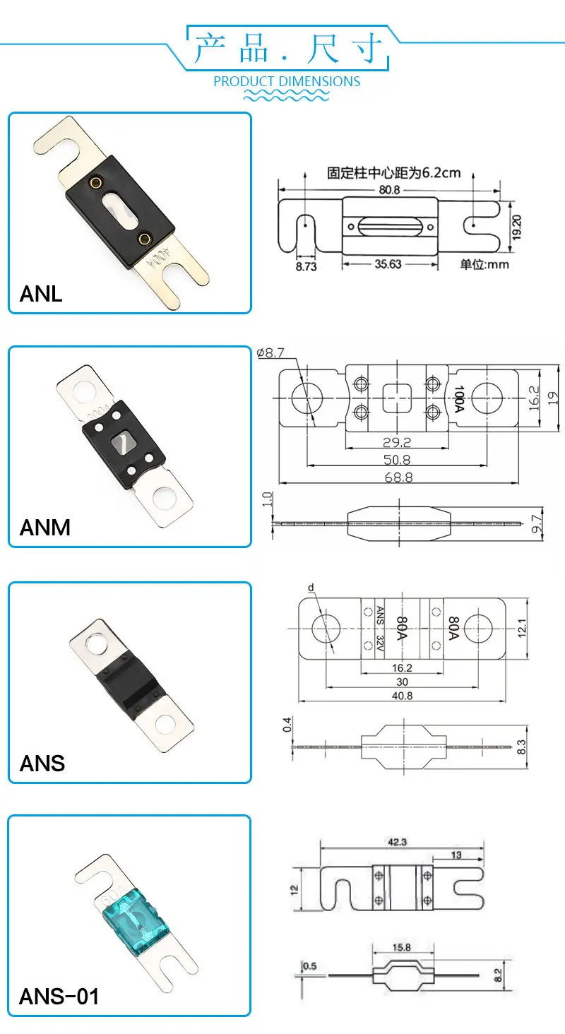 ATO/ATC Car Fuse AB19 - Reliable Auto Blade Fuse