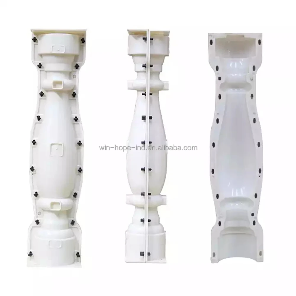 Precast Concrete Plastic Baluster Railing Mold for Balcony, Villa, and ...