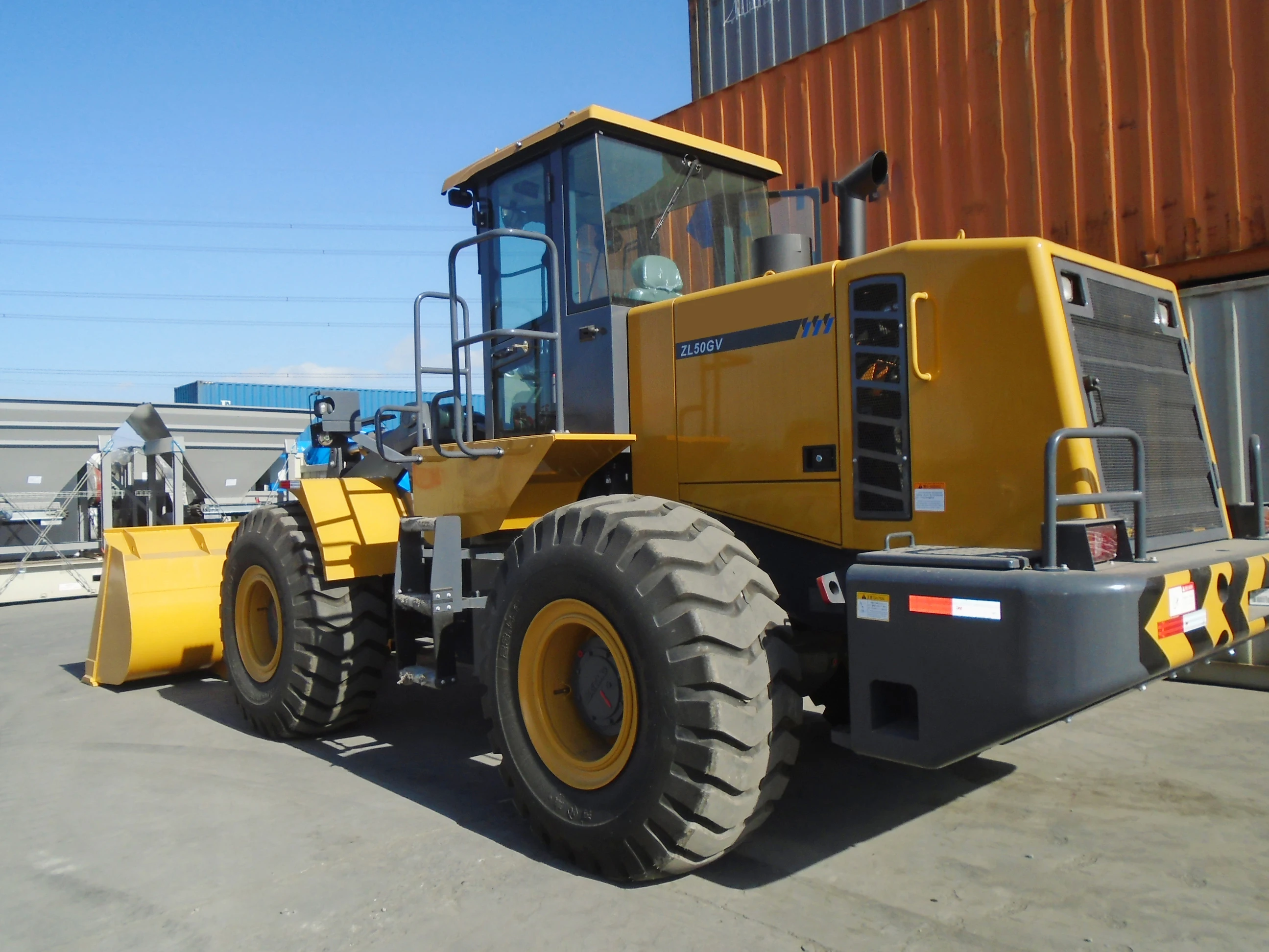 5 Ton Payloader Wheel Loader Zl50gv With Enlarged Bucket - Buy 5 Ton ...