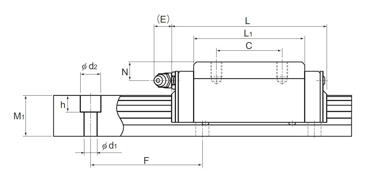 HSR-R/LR Series Japan High Precision Xyz CNC Industrial Linear Block ...