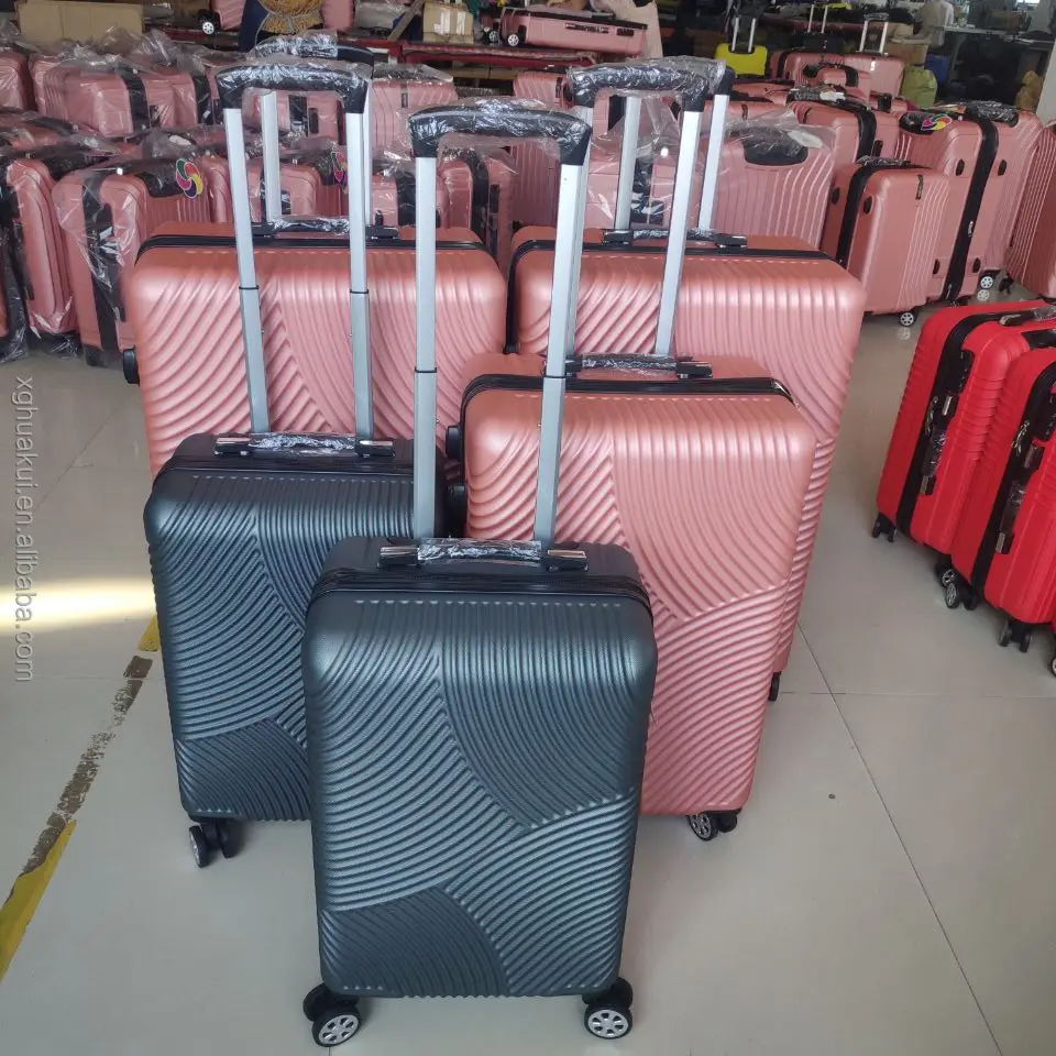 360 Degree Universal Swivel Sliding Wheel ABS Luggage Set