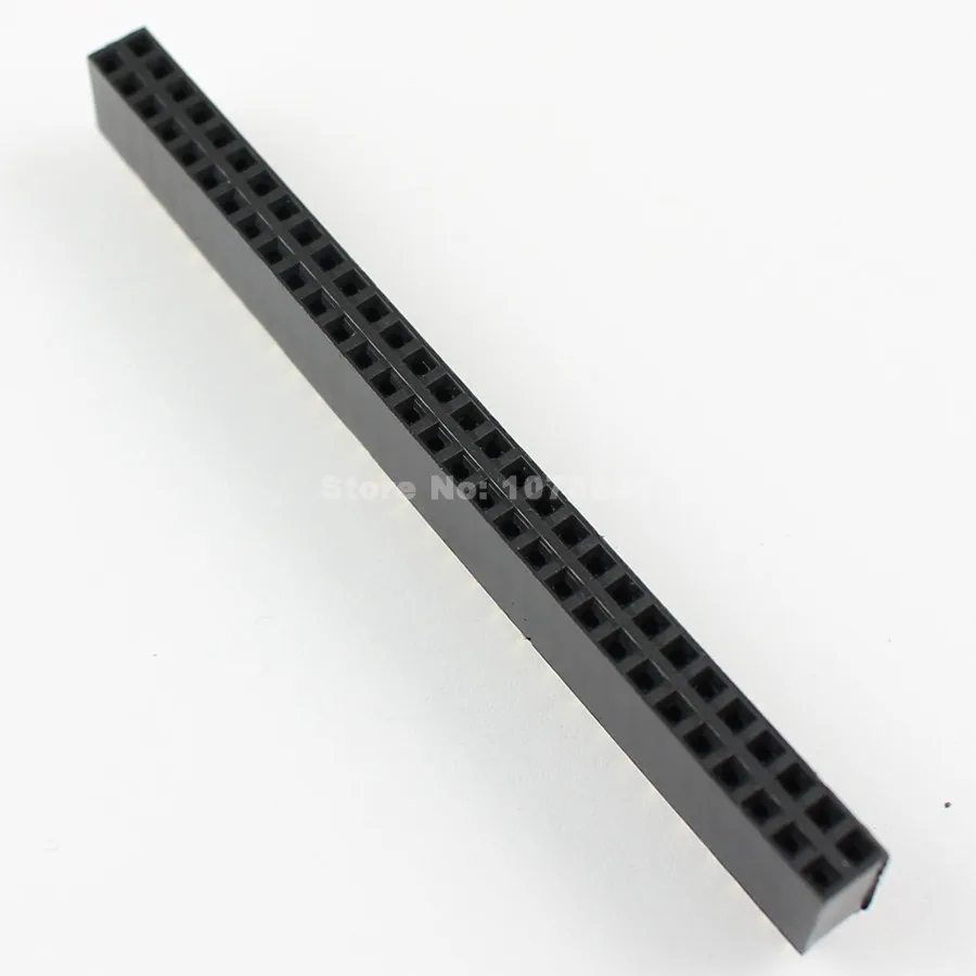 Pitch 2.54mm 2x30 Pin 60 Pin Female Double Row Straight Pin Header ...