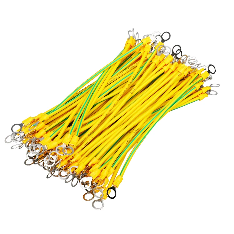 10cm Length AWG14 PV Earth Grounding Wire with Terminals| Alibaba.com