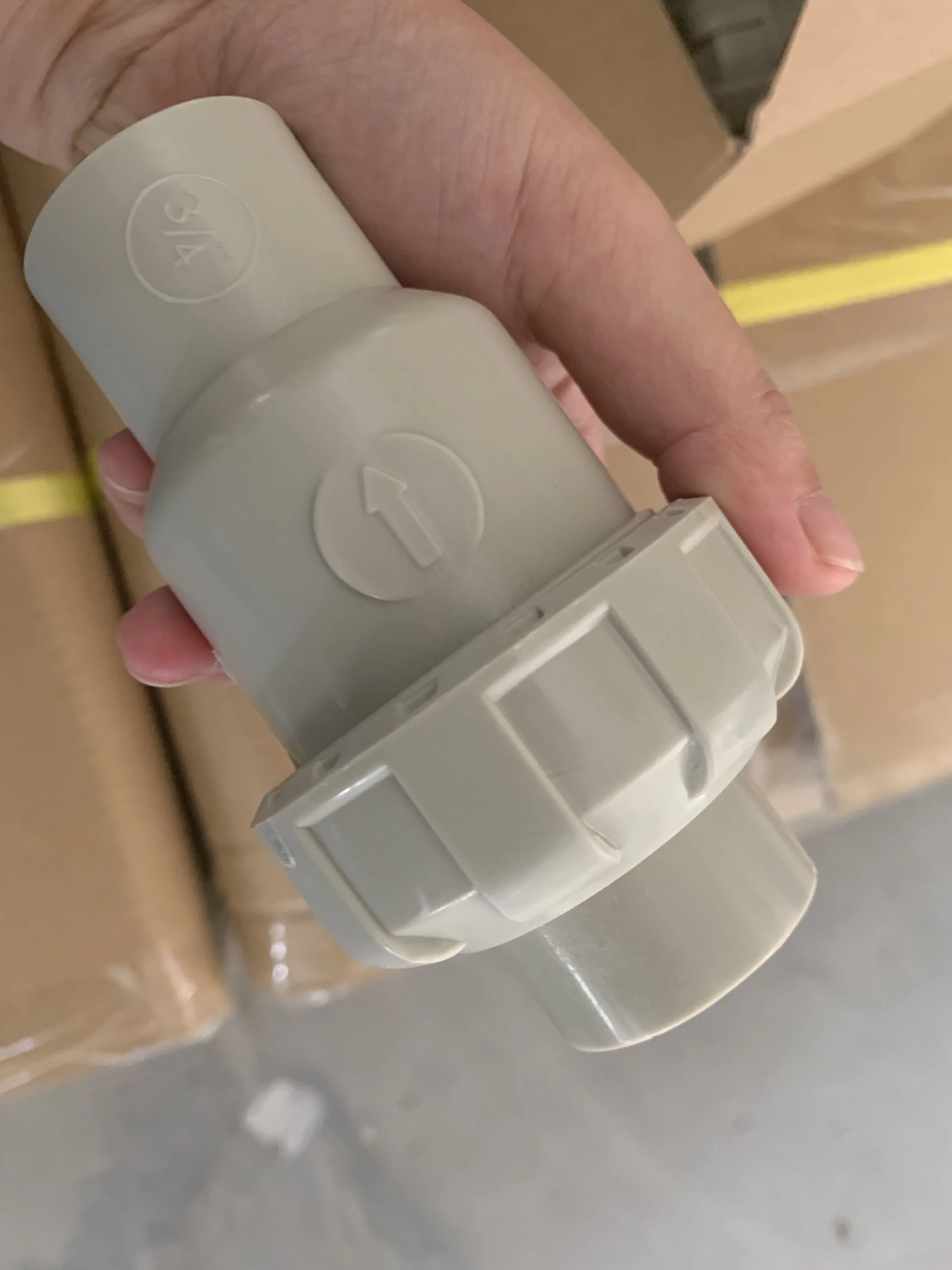 Pntek Check Valve for Sea Water PVC Check Valve 1 Inch 1/2 Inch No ...