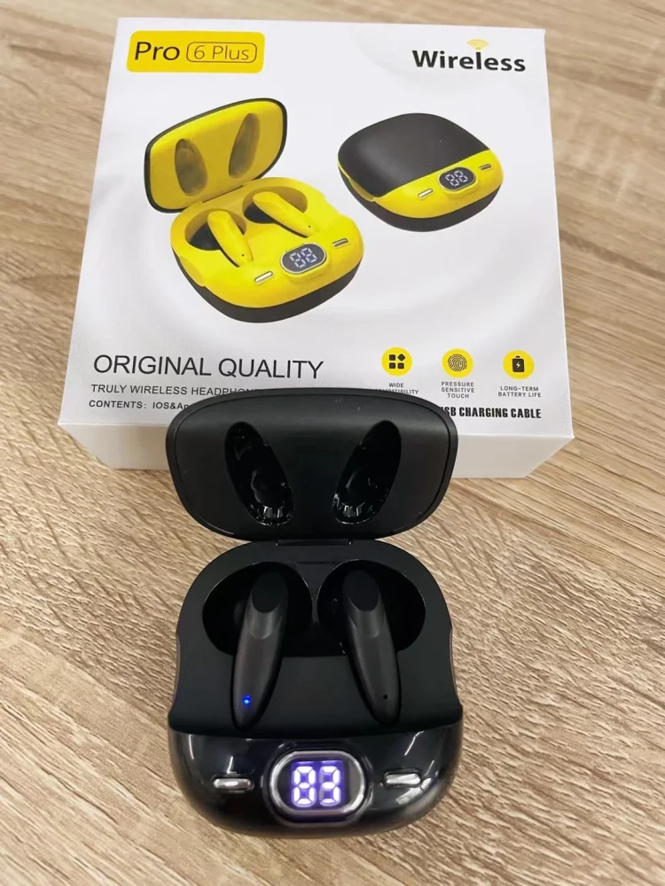 New Style Pro6 Plus Tws Wireless Earbuds True Stereo Mini Earphones ...