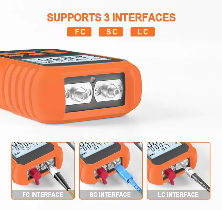 Mini Handhold Fiber Power Meter with 650nm VFL Function