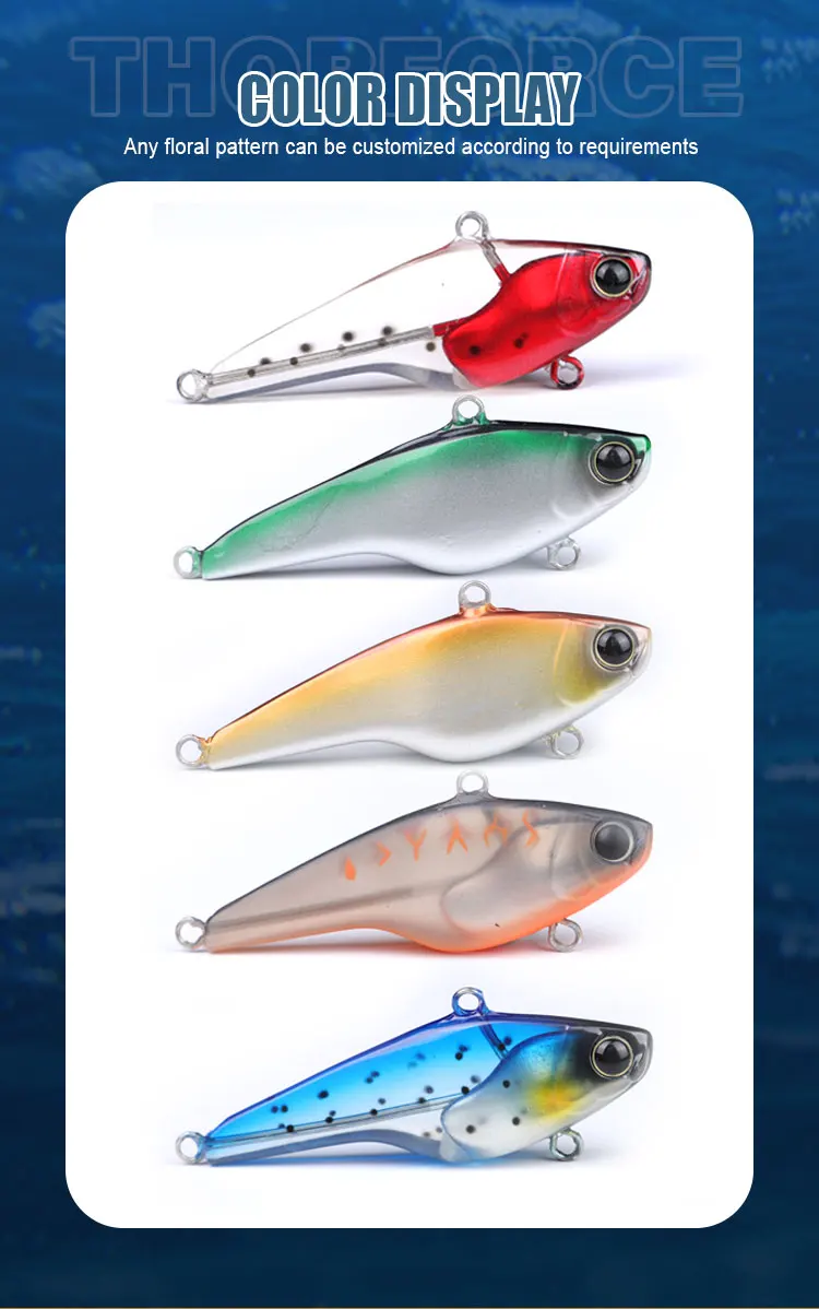 Custom Vibration Fish Bait - Epoxy Resin Fishing Jig Lure