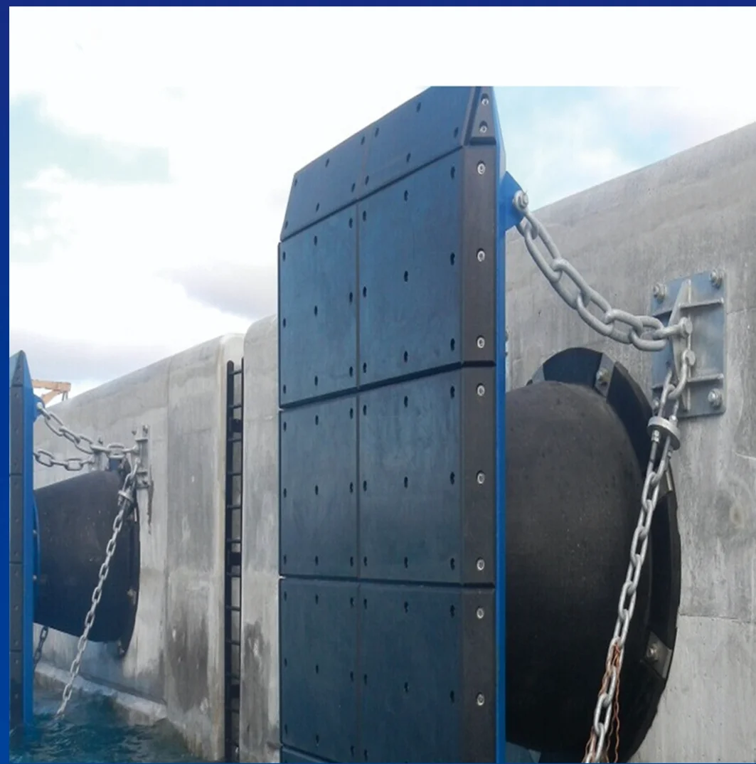 Saltwater / Chemical Resistance Abrasion Resistance UHMWPE FENDER FACE ...