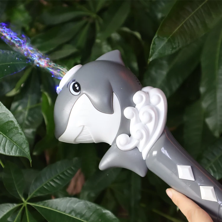 Shark Magic Wand Bubble Machine Toys And Handheld Bubbles Shooter Toy ...