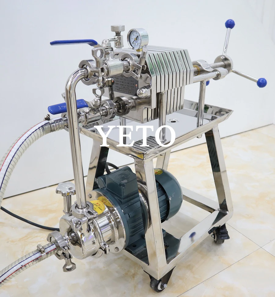 YETO Stainless Steel Frame Plate Filter for Grape Wine Syrup Perfume ...