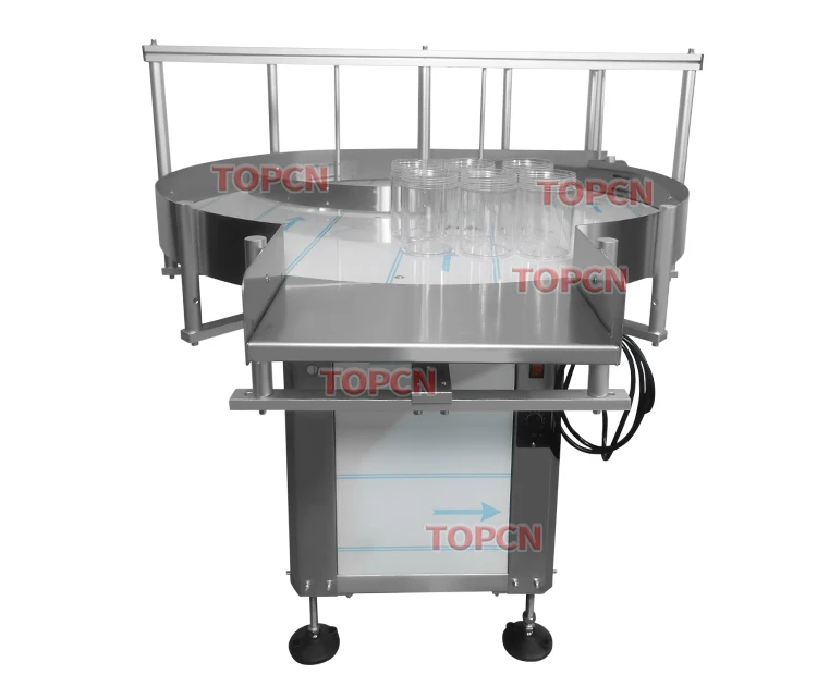 TOPCN Automatic Round Rotating Plastic Glass Bottle Collecting Machine ...