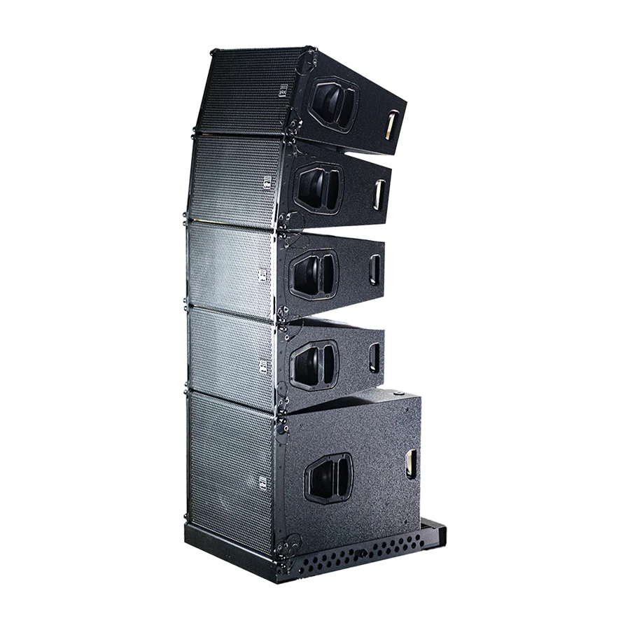 Flying Racket Array Line Speaker Pa System Passive Dual 10 Inches ...