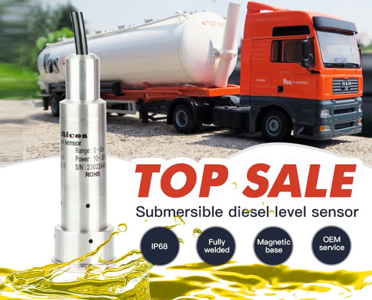 Gltv7 High Resolution Capacitive Fuel Tank Level Sensor For Fleet ...