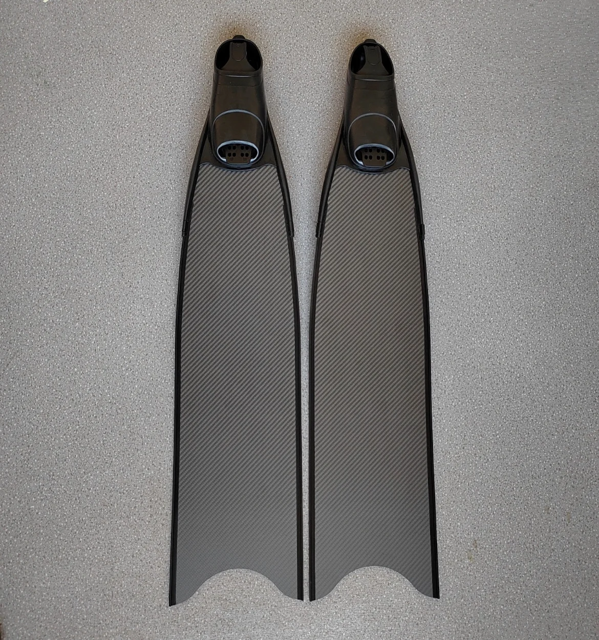 KUBO factory pure carbon fiber spearfishing blade swim Scuba Diving ...