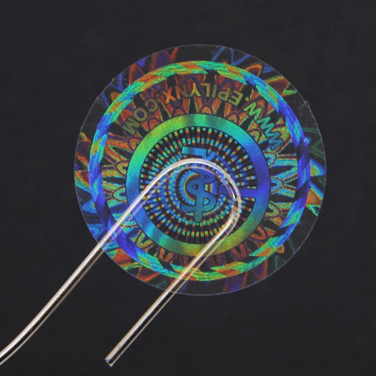 Custom Clear Transparent Hologram Sticker Sheet for Cosmetics