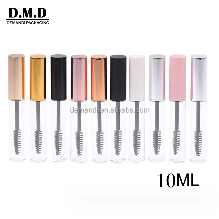 Wholesale Private Logo Empty Black 10 Ml Round Mascara Tube Packaging ...