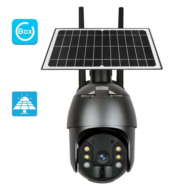 Ubox 4g Solar Ptz Camera Wifi 2mp 4mp Solar Cctv Camera With Sim Card ...