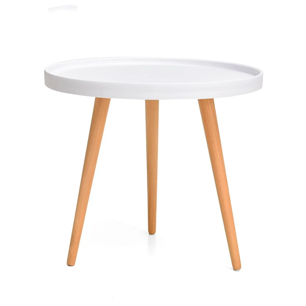 Colorful Small Living Room Coffee Table Side Table 50cm Round Plastic ...