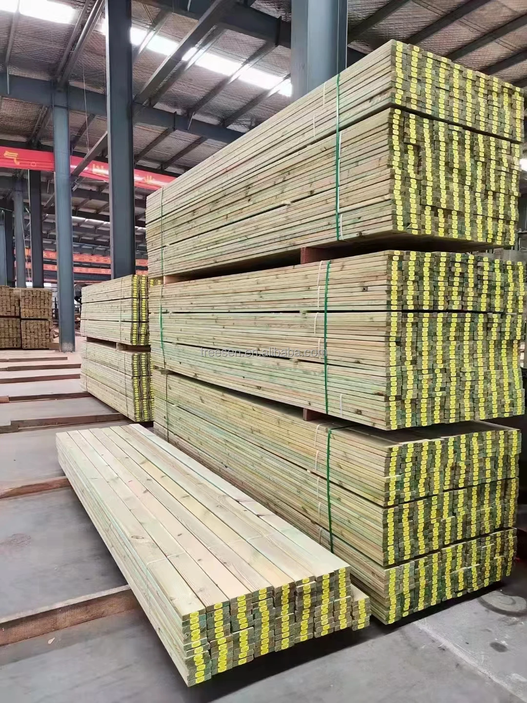 H3 Radiata Framing Red Pine F5 F7 Treated Lumber for Fencing