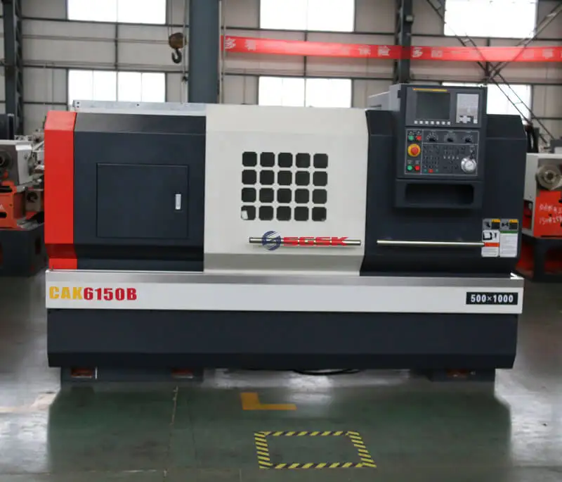 Syntec CNC Controller Double Spindle Lathe Machine CAK6150