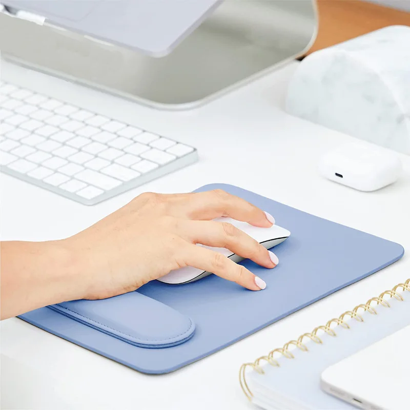 Office Desk Mouse Pad Gaming Mousepad Waterproof Pu Leather Desk Mat Pc ...