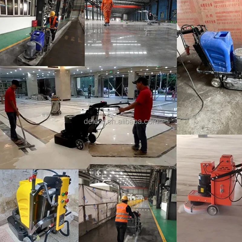 Máquina pulidora de suelo automática eléctrica con motor potente de ...