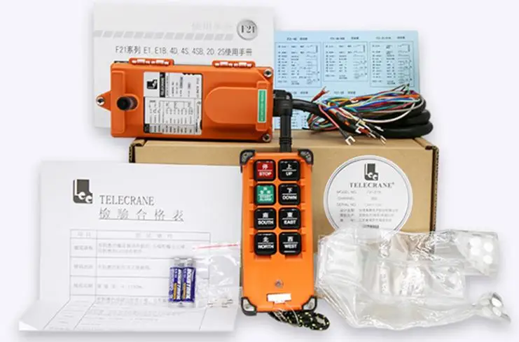 Telecrane Industrial Wireless 6 Button Remote Control F21-e1b