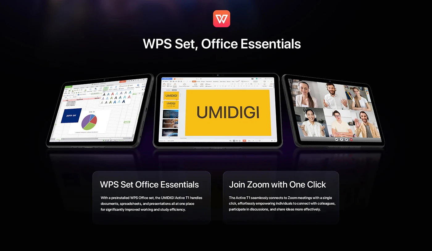 Umidigi Active T1 Smart Rugged Tablet 11"2k Hd Android 13 Unisoc T616 ...