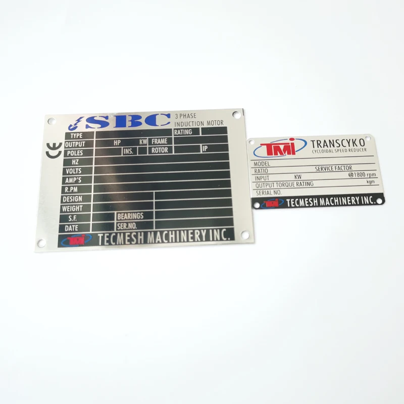 Custom Metal ID Name Plates - Durable & Versatile Tags