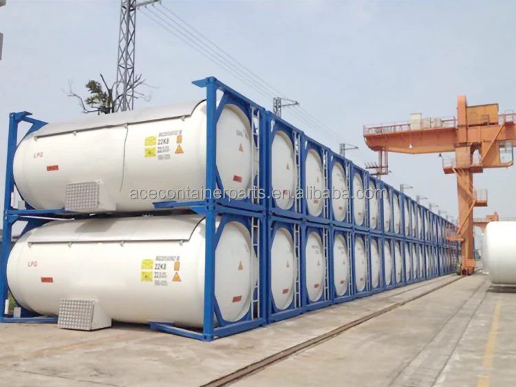 UN IMDG T50 LPG Liquid Chlorine Gas 20ft ISO Tank Container