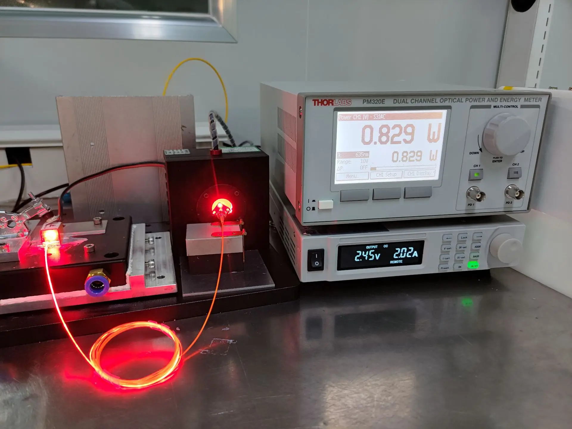 Custom Green Laser Diode Fiber Coupled 520nm 225mw - Buy Red Green Blue ...