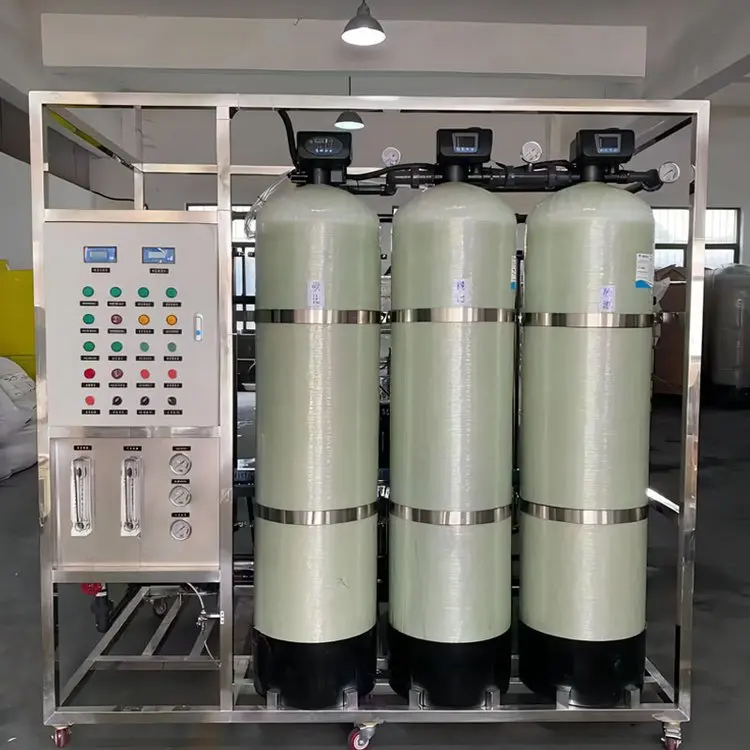 2000 Lph Purified Drinking Water Treatment Plant 2t Ro Desalination ...