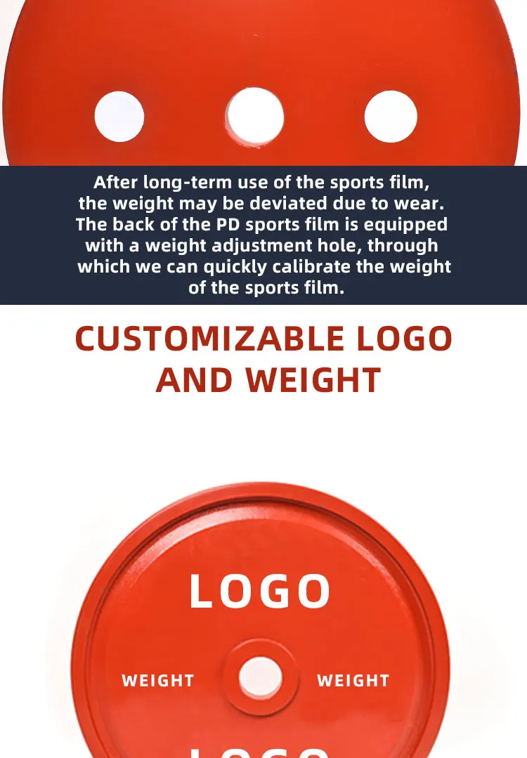 Customized Logo Powerlifting Plates - 25KG Weight Plates