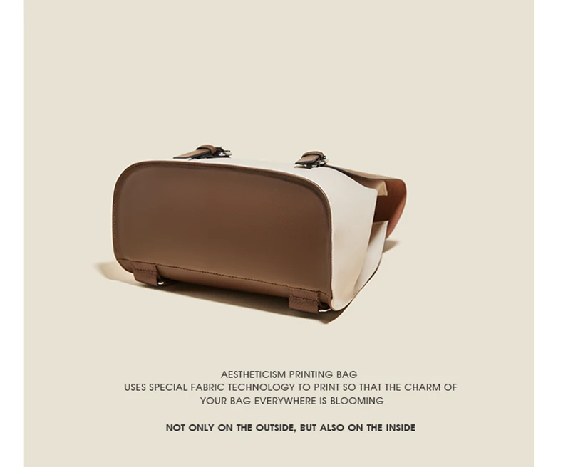 Foxer Fashion Women Split Leather Backpacks Large Capacity Business ...