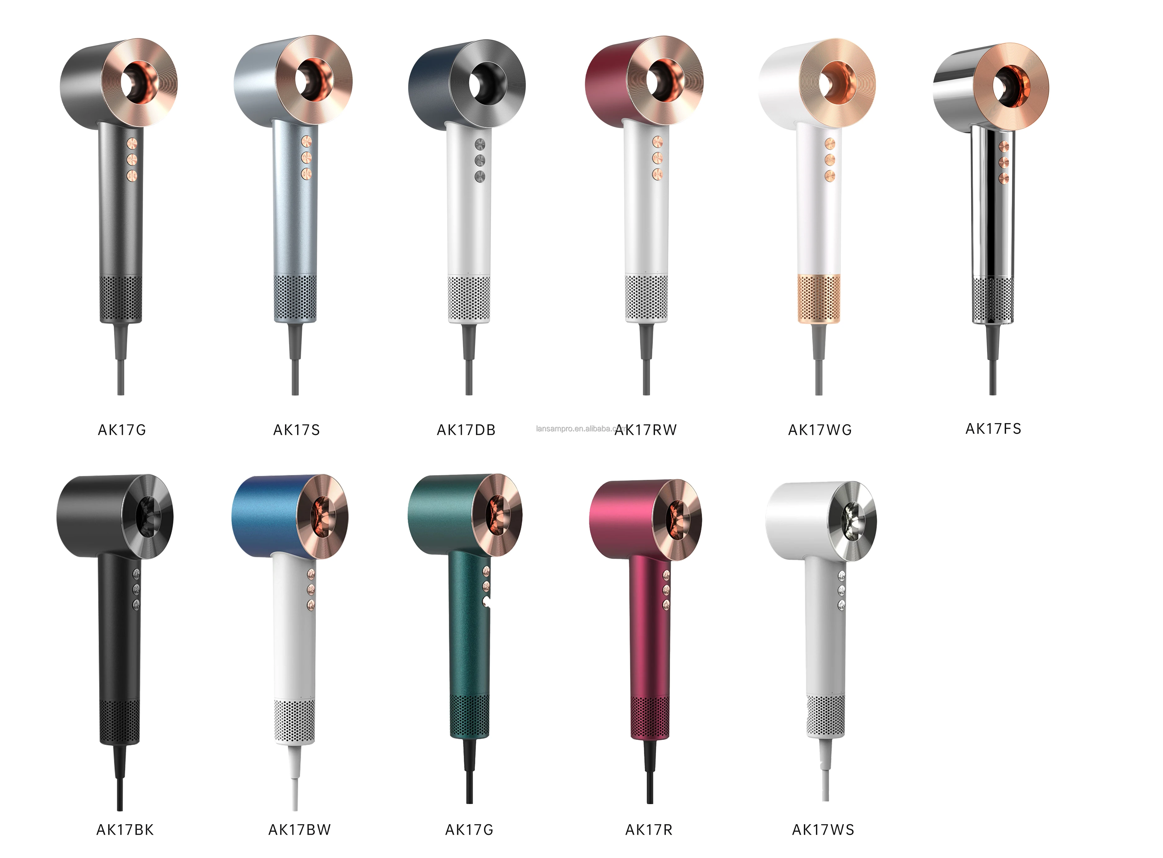 1400W DC Motor High Speed Fast Drying Hairdryer for Beautiful Blow ...