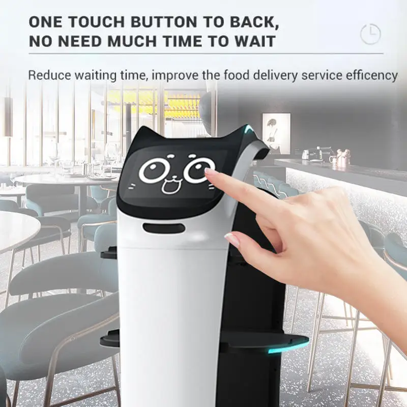 2024intelligent Food Delivery Robot Restaurant Automatic Serving Waiter ...
