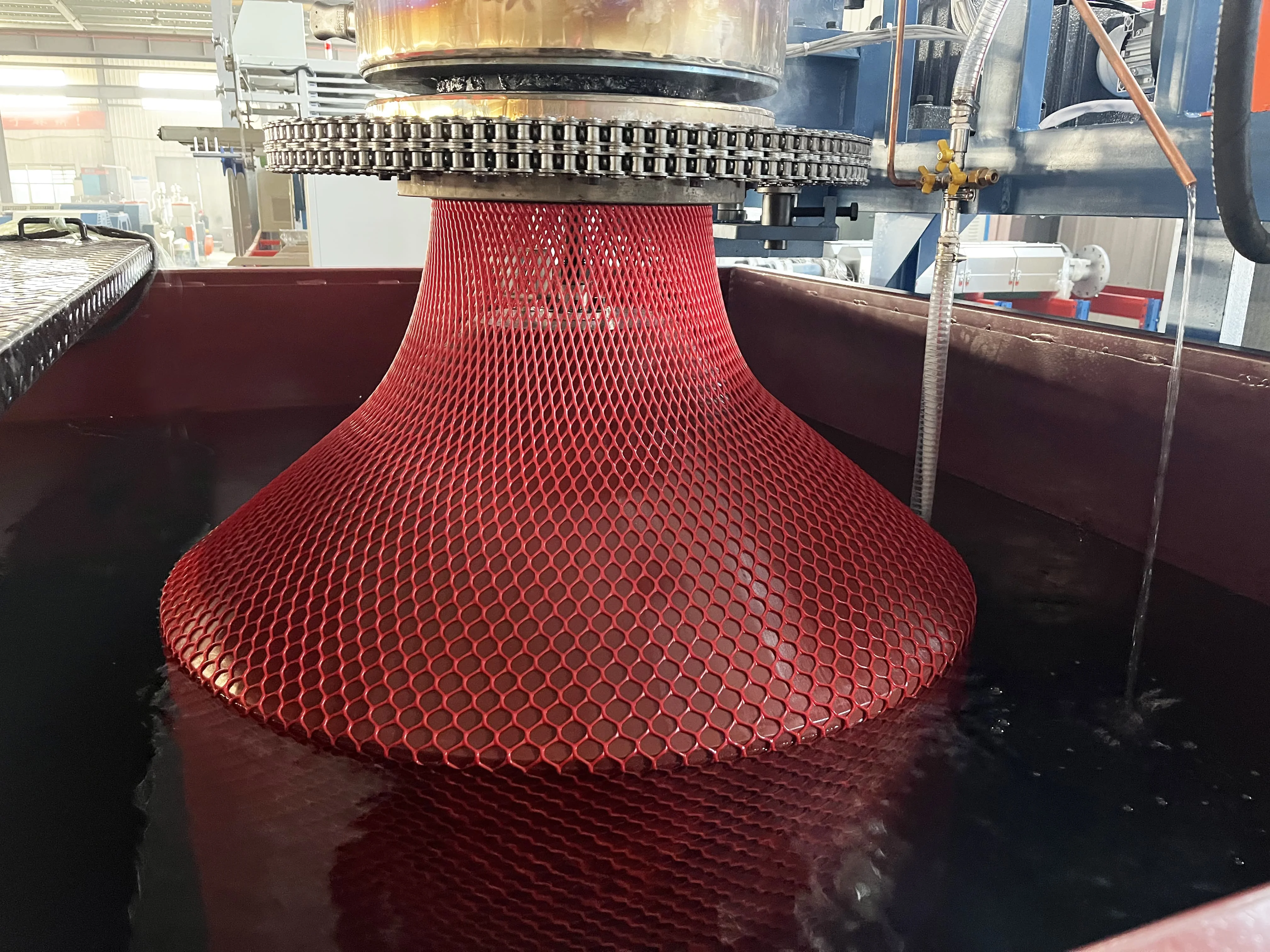 Fruit Vegetable Packaging PE/PP Plastic Rigid Net Extruder Machine LDPE ...